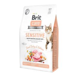 Brit Care GF Sensitive Healthy Digestion & Delicate Taste Katzen-Trockenfutter getreidefrei 2kg