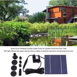 Solarpumpe für Brunnen, Solarpumpe für den Garten, 1,2 w, 200 l/h, Solar-Wasserpumpe für Teich, Schwimmbad, Tauchpumpe für den Außenbereich für