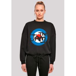Sweatshirt F4NT4STIC "The Jam Band Classic Logo", Damen, Gr. S, schwarz, Obermaterial: 65% Baumwolle, 35% Polyester, oversize, Rundhals, ohne Bündchen, Sweatshirts, Premium Qualität