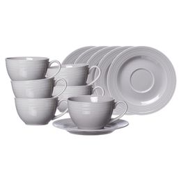 Ritzenhoff & Breker Ritzenhoff & Breker Kaffeetassen mit Untertassen Levi 220 ml 6er Set