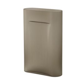 muuto - Ridge Bodenvase H 48,5 cm, Glas, taupe