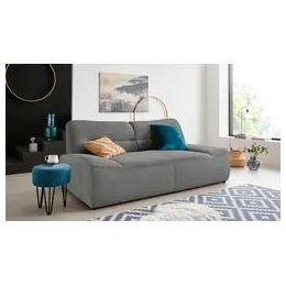 2-Sitzer DOMO collection "Cesena", grau, B:200cm H:81cm T:109cm, Sofas