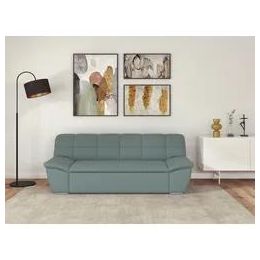 2-Sitzer DOMO collection "Splash", grün (mint), B:211cm H:76cm T:96cm, 100% Polyester, Sofas, 2-Sitzer-Sofa Polstermöbel