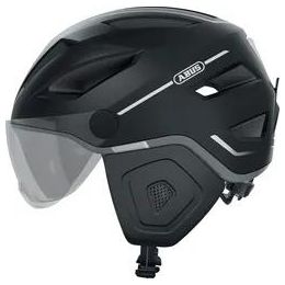 Fahrradhelm Abus "PEDELEC 2.0 ACE" Gr. S, schwarz (velvet schwarz), Helme, S Kopfumfang: 51cm - 55cm