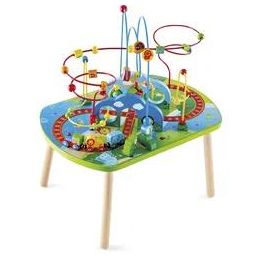 Spieltisch HAPE "Dschungelabenteuer", bunt, Spieltische, KinderB:60cm H:40cm T:40cm, Holz, Kunststoff, Metall, mit Motorikschleife, B:60cm H:40cm T:40cm