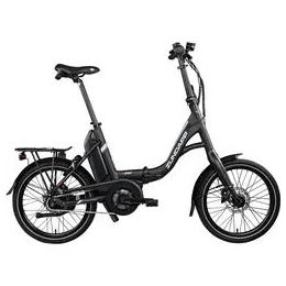 Zündapp E-Bike ZÜNDAPP "X20" Gr. 45, schwarz (schwarz, rot), E-Bikes, 45cm, 20 Zoll (50,80cm), Pedelec, Elektrofahrrad für Damen u. Herren