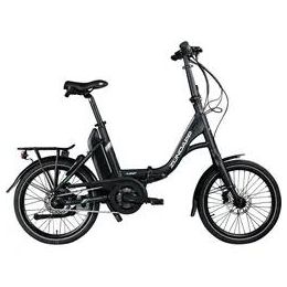 Zündapp E-Bike ZÜNDAPP "X20" Gr. 45, schwarz (schwarz, grün), E-Bikes, 45cm, 20 Zoll (50,80cm), Pedelec, Elektrofahrrad für Damen u. Herren