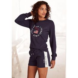 H.I.S. H.I.S Sweatshirt blau Gr. 32/34 für Damen. Nachhaltig.