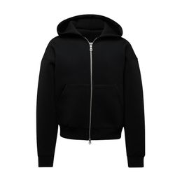 WEEKDAY Zip-Up Hoodie 'Simon' male Black size L