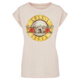 F4NT4STIC T-Shirt 'Guns 'n' Roses' Damen Gr&ouml;&szlig;e 5XL sand / mischfarben