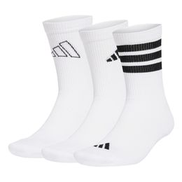 adidas Sportswear Athletic Socks 'Logo 3 Pairs' male White size 31-33