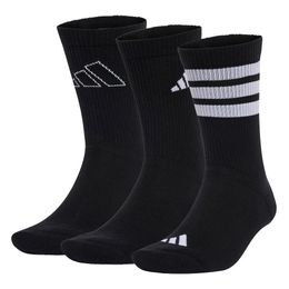 adidas Sportswear Sportsocken 'Logo 3 Pairs' Herren Größe 43/45 schwarz / weiß