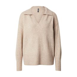 Pieces Pullover 'PCMALOU' Damen Gr&ouml;&szlig;e L beige