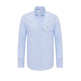 By Diess Collection Hemd Herren Größe M blau / weiß