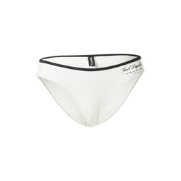 K by KARL LAGERFELD Karl Lagerfeld Bikinihose 'Hotel Karl' Damen Gr&ouml;&szlig;e XS creme / schwarz