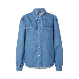 Pieces Bluse 'PAULA' Damen Gr&ouml;&szlig;e XXL blue denim