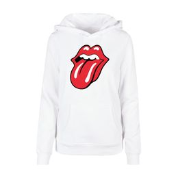 F4NT4STIC Sweatshirt 'The Rolling Stones Classic Tongue Blk' Damen Gr&ouml;&szlig;e L rot / schwarz / wei&szlig;