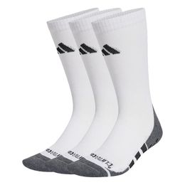 adidas Performance Sportsocken 'Performance Grip CLIMACOOL Cushioned Crew 3 Pairs' Herren Größe 43/45 grau / schwarz / weiß