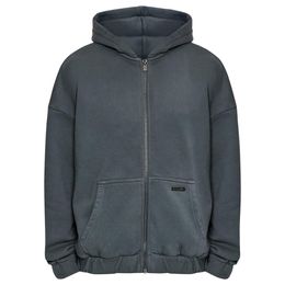 Dropsize Zip-Up Hoodie male Grey size XXL