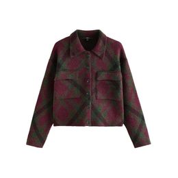 next Jacke Damen Größe XL graumeliert / burgunder