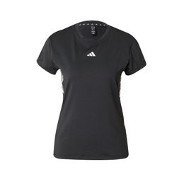 adidas Performance Funktionsshirt 'HYGLM' Damen Größe XXXS/XXS schwarz / weiß