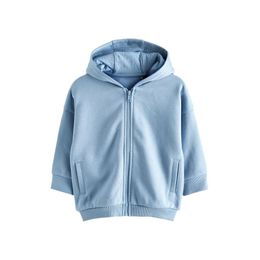 next Zip-Up Hoodie boy Blue size 12-18 mths