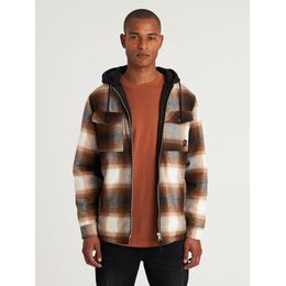 CHASIN' CHASIN' &Uuml;bergangsjacke Herren Gr&ouml;&szlig;e M hellbeige / dunkelbraun / schwarz