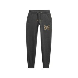 Superdry Hose 'LUXE' Damen Gr&ouml;&szlig;e 40 gold / graphit