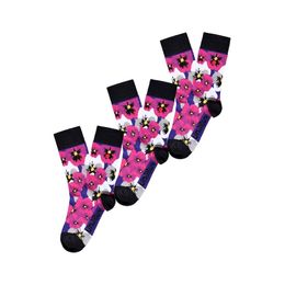Unabux Socks ' GRUMBLE IN THE JUNGLE ' male Pink size 41-46