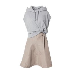 3.1 Phillip Lim Kleid Damen Größe 34 grau / taupe Winterkleid
