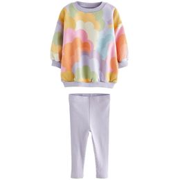 next Set: Sweatshirt und Leggings M&auml;dchen Gr&ouml;&szlig;e 92 bunt