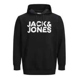 Jack & Jones Plus Jack & Jones Plus Sweater 'JJECORP' male Black size 4XL