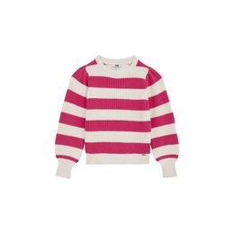 WE Fashion Pullover M&auml;dchen Gr&ouml;&szlig;e 134/140 pink / wei&szlig;