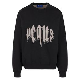 PEQUS Pullover 'Mythic' Herren Gr&ouml;&szlig;e S greige / schwarz