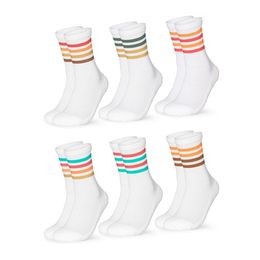 Occulto Socken 'Roger' Herren Gr&ouml;&szlig;e 39/42 mischfarben / wei&szlig;