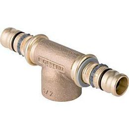 Geberit Mepla T-Stück 603360005 Ø 26xRp 1/2x26mm, Rotguss, IG