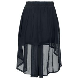 Gothicana by EMP Skirt With Transparent Details Kurzer Rock schwarz in S Q223-000170 M492962
