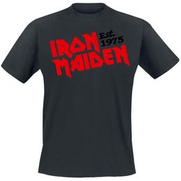 Iron Maiden Est. 1975 T-Shirt schwarz in 4XL IRONA1836