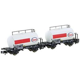 HOBBYTRAIN H24832 N 2er-Set Leichtbau-Kesselwagen Esso der DB