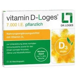 Dr. Loges + Co. GmbH vitamin D-Loges 7.000 I.E. pflanzlich 30 St