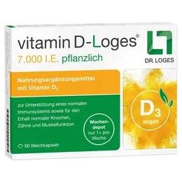 Dr. Loges + Co. GmbH Vitamin D-loges 7.000 I.e. Pflanzlich Wochendepot 60 St