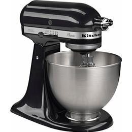 KitchenAid Küchenmaschine "5K45SSEOB ONYX BLACK", B:35,8cm H:35,3cm T:22,1cm, schwarz, Küchenmaschinen, Gratis Fleischwolf/Spritzgebäckvorsatz (Wert