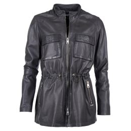 Maze Damen Lederjacke "4202124", schwarz, Gr. S, Obermaterial: 100% Lammleder; Innenfutter: 100% Baumwolle; Ärmelfutter: 100% Polyester, Jacken