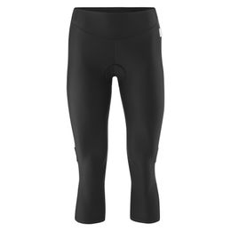 Gonso Damen Fahrradhose "Lecce", schwarz, Gr. 40, 80% Polyamid, 20% Elastan, Hosen, Strapazierf&auml;hig, formbest&auml;ndig, hohe Bewegungselastizit&auml;t
