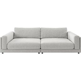 Big-Sofa 3C CANDY, B:294cm H:85cm T:150cm, silber, 100% Polyester, Sofas, "Karalis mit extra großer Sitztiefe, elegantes Mega Sofa zum Relaxen", auch