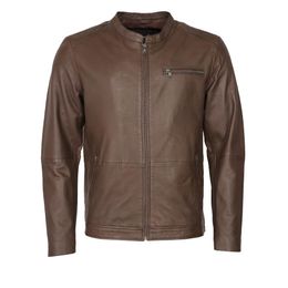 Maze Herren Lederjacke "42020524", braun, Gr. M, Obermaterial: 100% Lammleder; Innenfutter: 100% Baumwolle; Ärmelfutter: 100% Polyester, Jacken