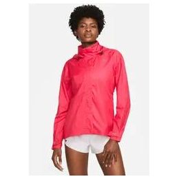 Laufjacke Nike "W NK FAST REPEL JACKET", Damen, Gr. M (40/42), rot (lt fusion rot, schwarz, reflective silv), Obermaterial: 100% Polyester, sportlich, Jacken