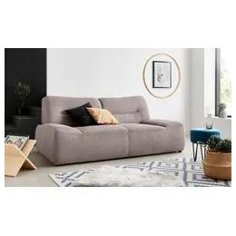 2-Sitzer DOMO collection "Cesena", grau (stone), B:200cm H:81cm T:109cm, Sofas