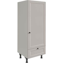 K&uuml;hlumbauschrank Nobilia, B:60cm H:167,8cm T:58,3cm, grau, Schr&auml;nke, ""Cascada", Ausrichtung w&auml;hlbar, mit Schubkasten", vormontiert, Breite/H&ouml;he: