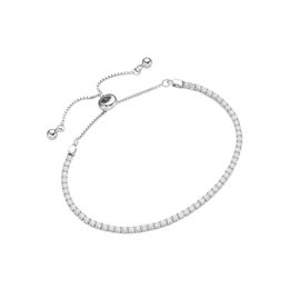 Lady Damen Armband, Glas Silber 925 (Sterlingsilber), silber, Glas, Silber 925 (Sterlingsilber), Armbänder